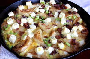 Potato Frittata with Bacon and Feta | Witty in the City